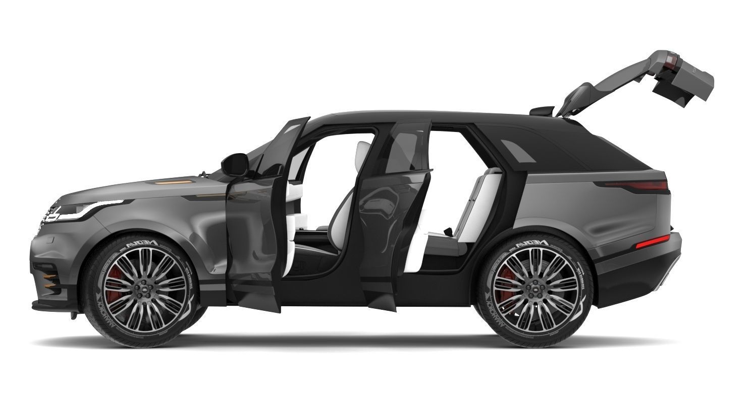 2018 Land Rover Range Rover Velar Corris Grey 3D model | CGTrader