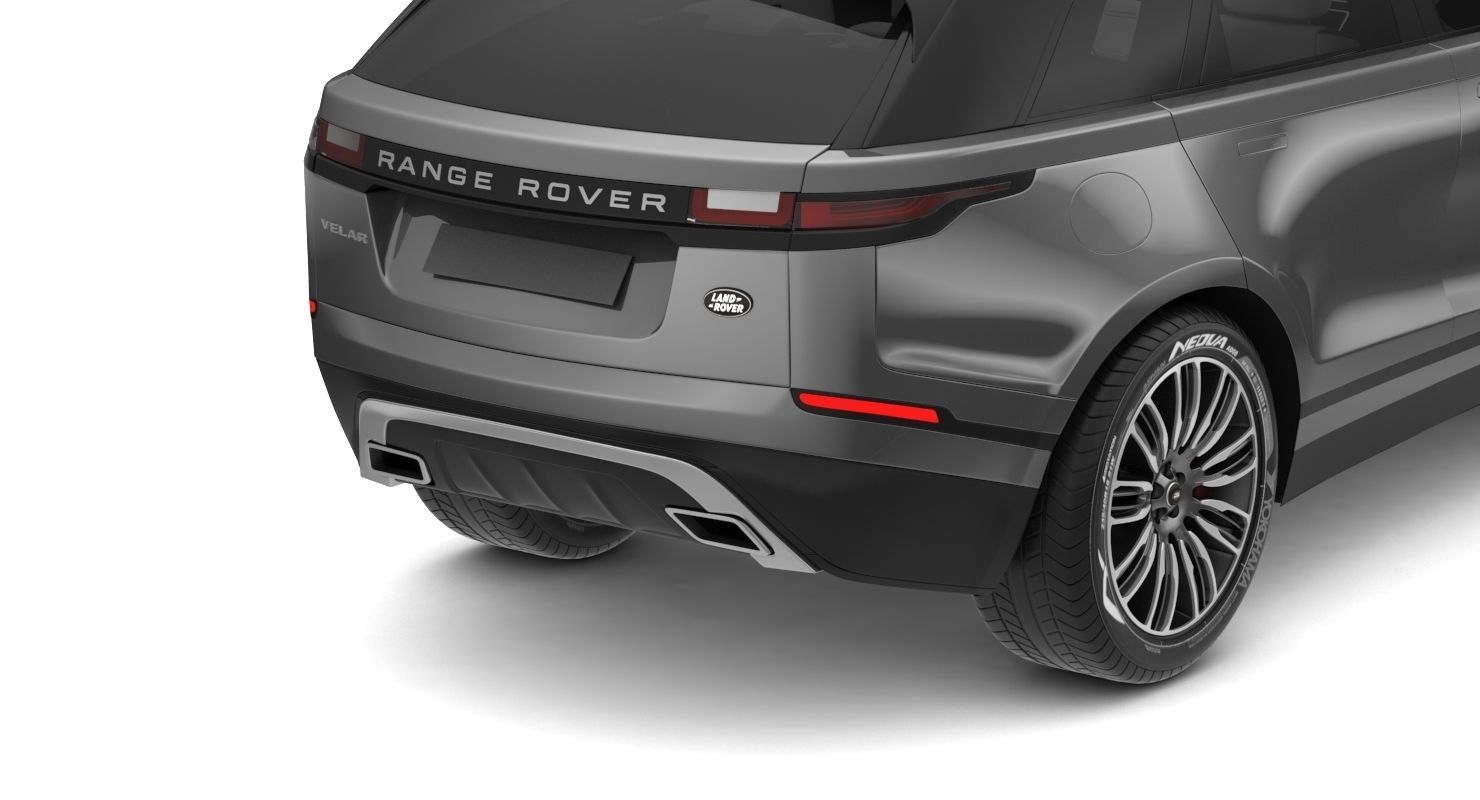 2018 Land Rover Range Rover Velar Corris Grey 3D model | CGTrader