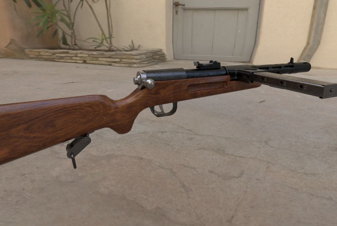 3D model Bergmanns MP35 Submachine Gun VR / AR / low-poly | CGTrader