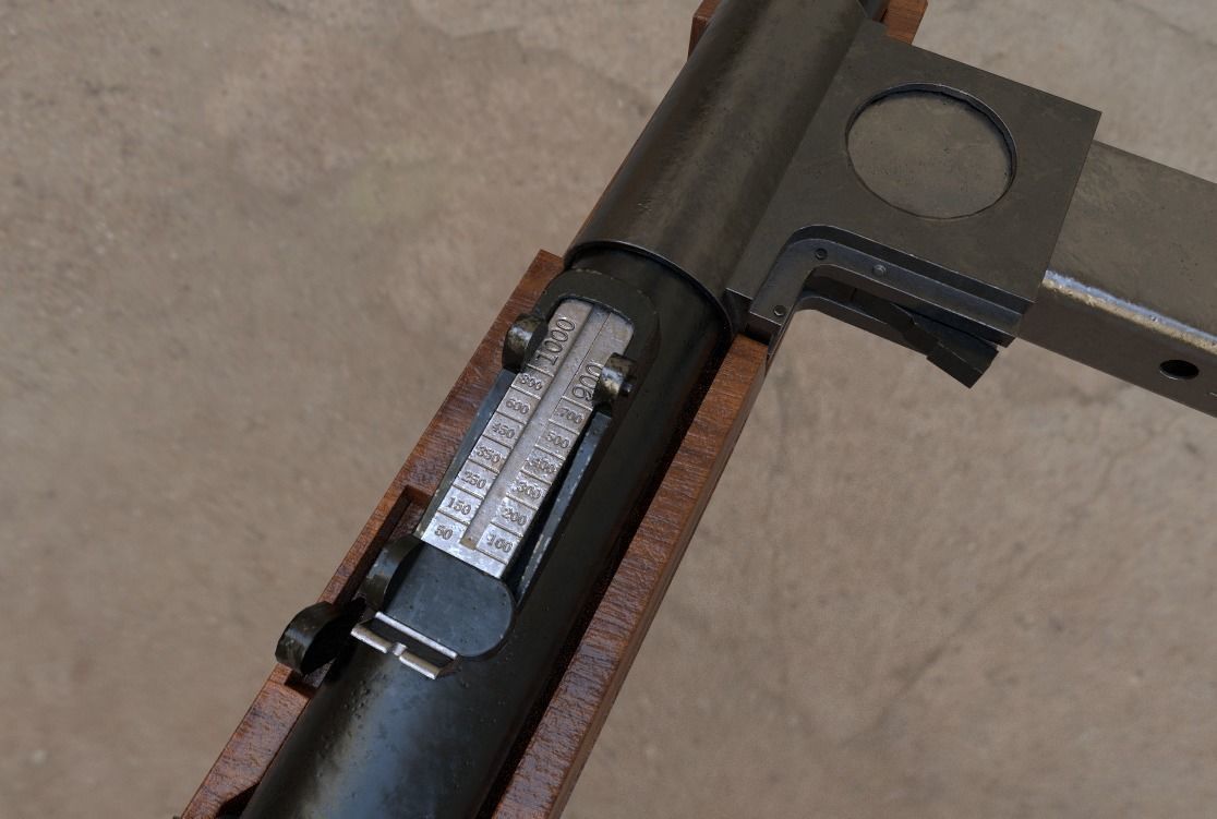 3D model Bergmanns MP35 Submachine Gun VR / AR / low-poly | CGTrader