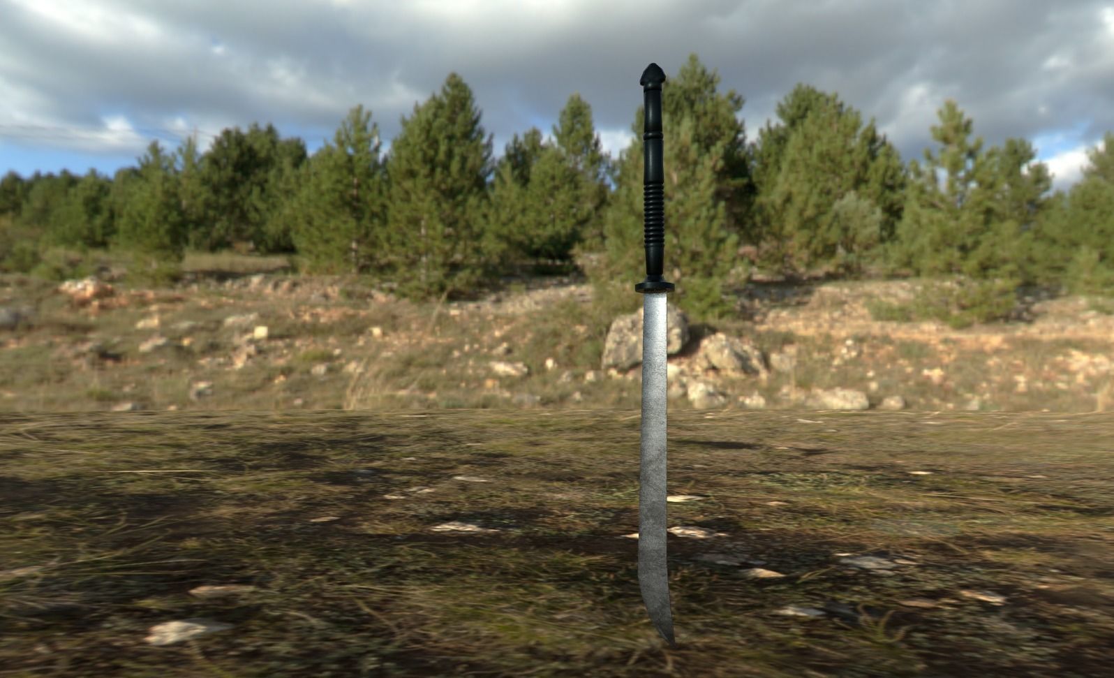 3D model Simple swords package VR / AR / low-poly | CGTrader