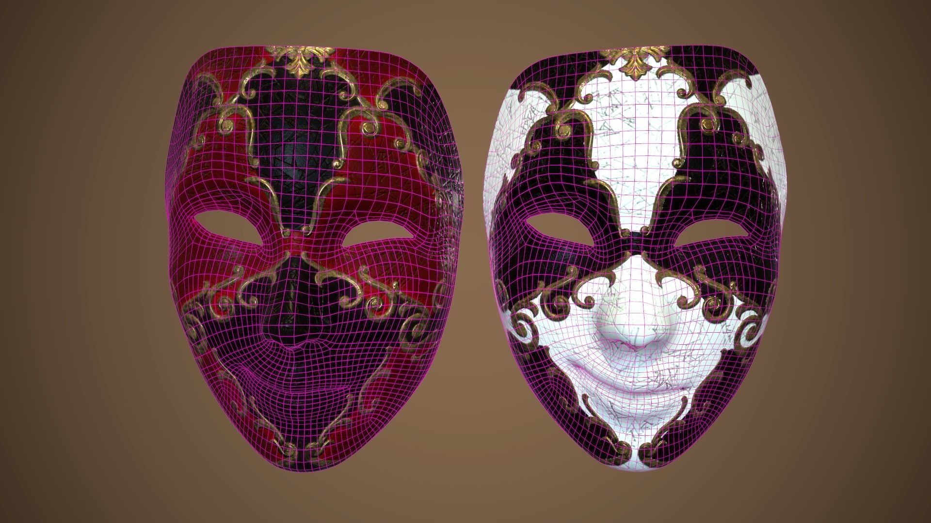 3D model Venetian collection VR / AR / low-poly | CGTrader