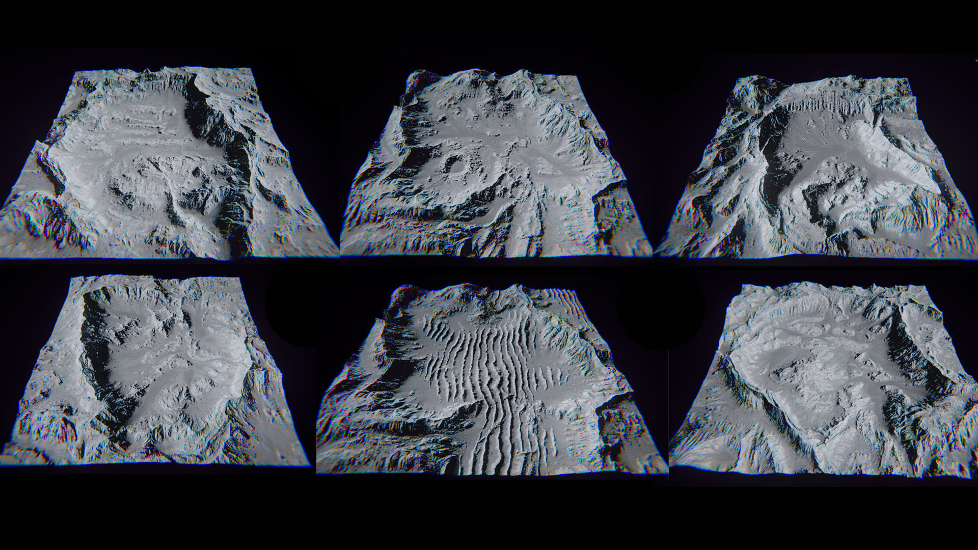 3D model Moon Environment Pack - Unity 2017 Package VR / AR / low-poly ...