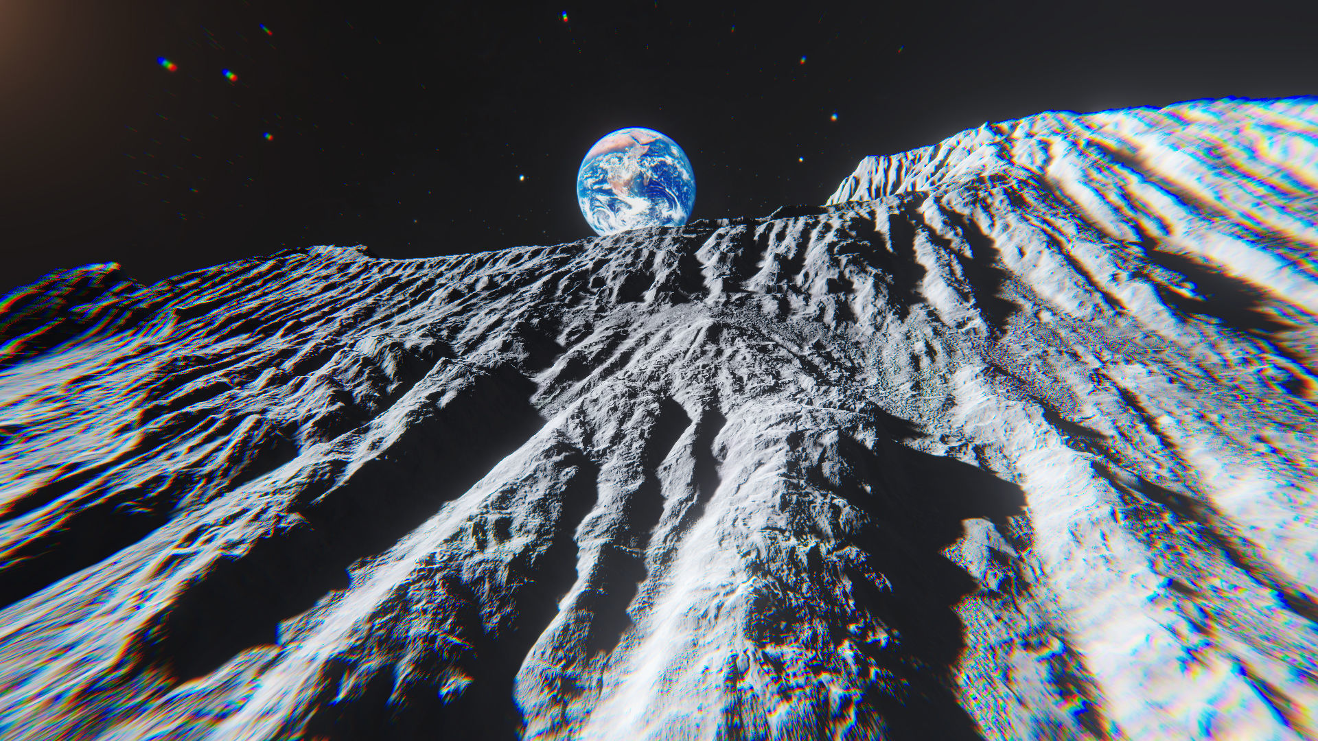 3D model Moon Environment Pack - Unity 2017 Package VR / AR / low-poly ...