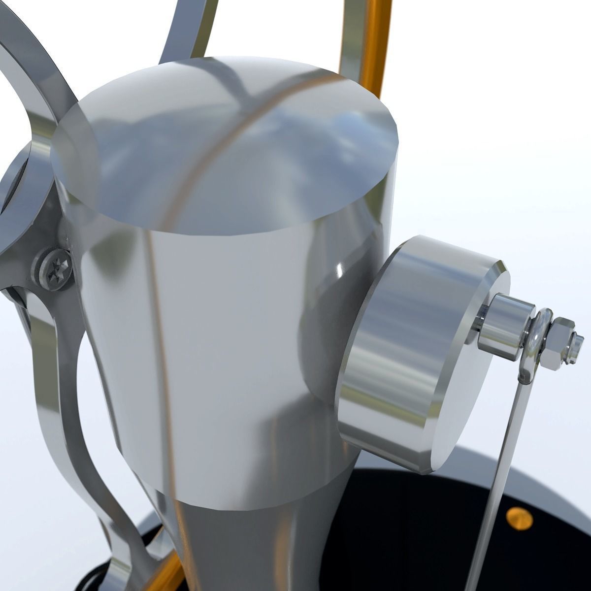 Stirling engine animated 3D model animated rigged | CGTrader