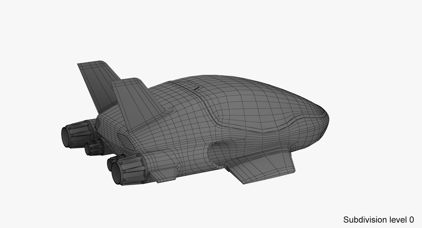 Hover car concept 3D model | CGTrader