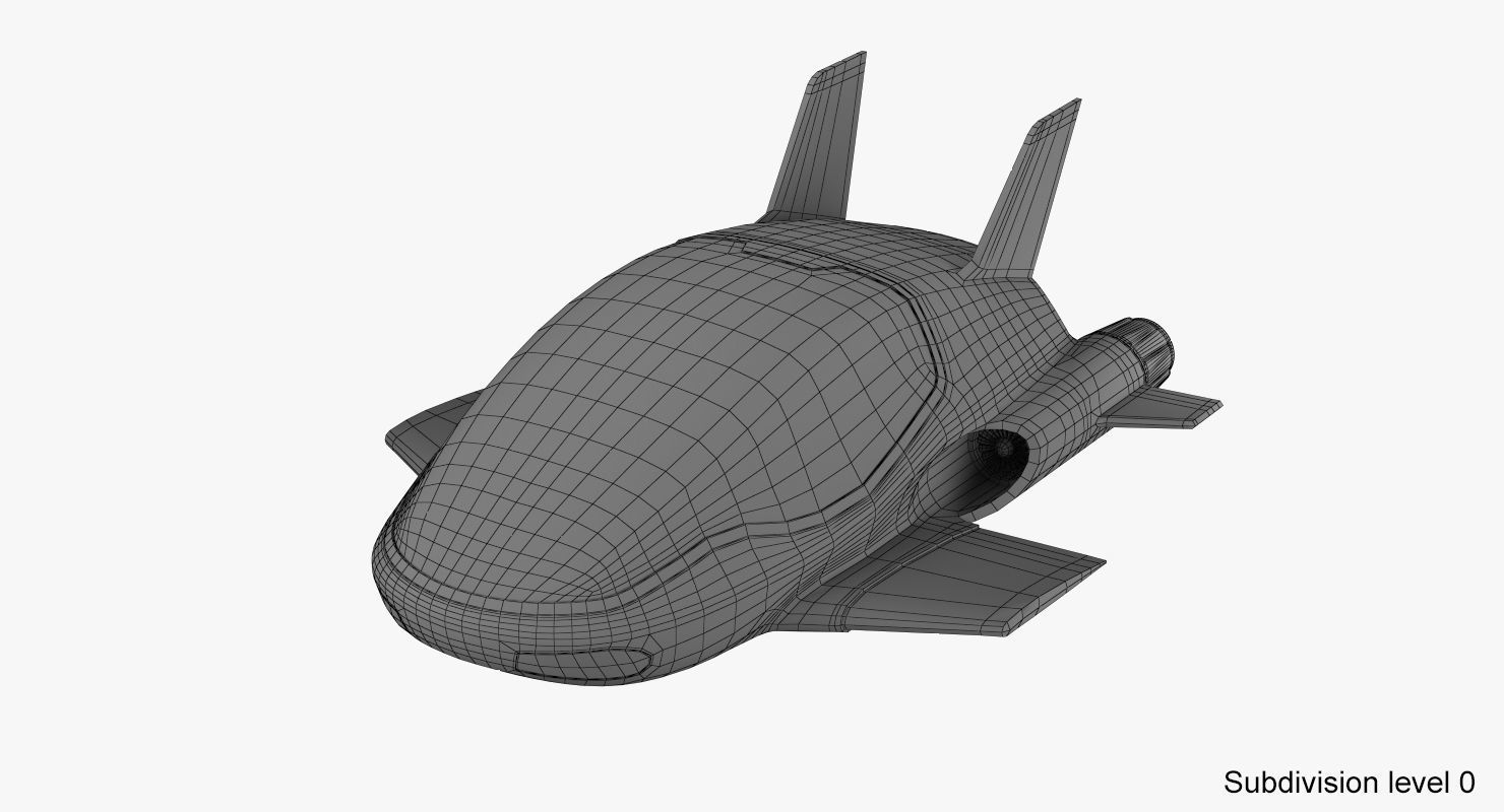 Hover car concept 3D model | CGTrader