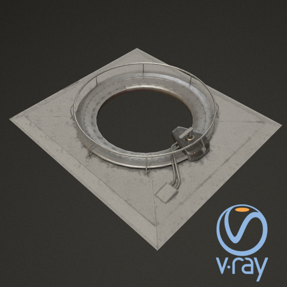 sciFi Air lock A 3D model | CGTrader