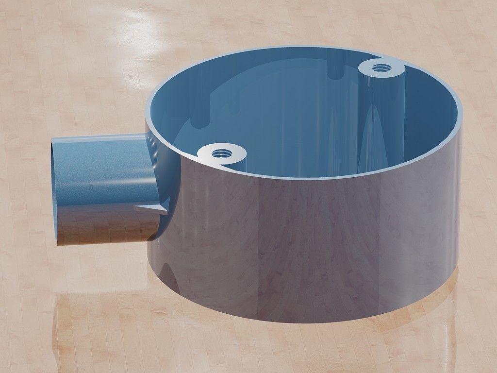 Stopend Conduit Box -20mm 3D model 3D printable | CGTrader