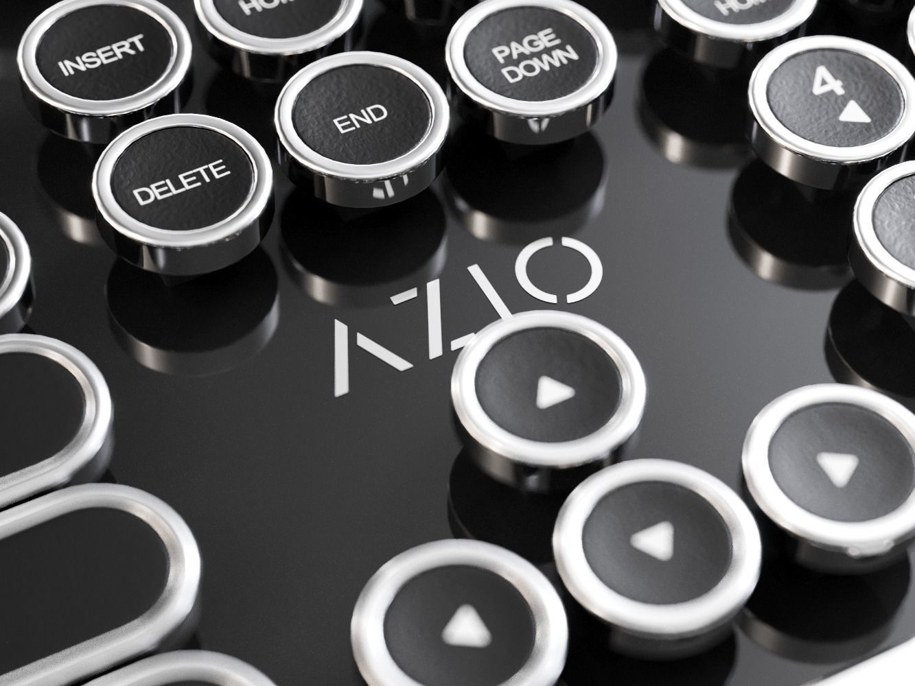 Azio Retro Computer Keyboard Collection 3D model | CGTrader