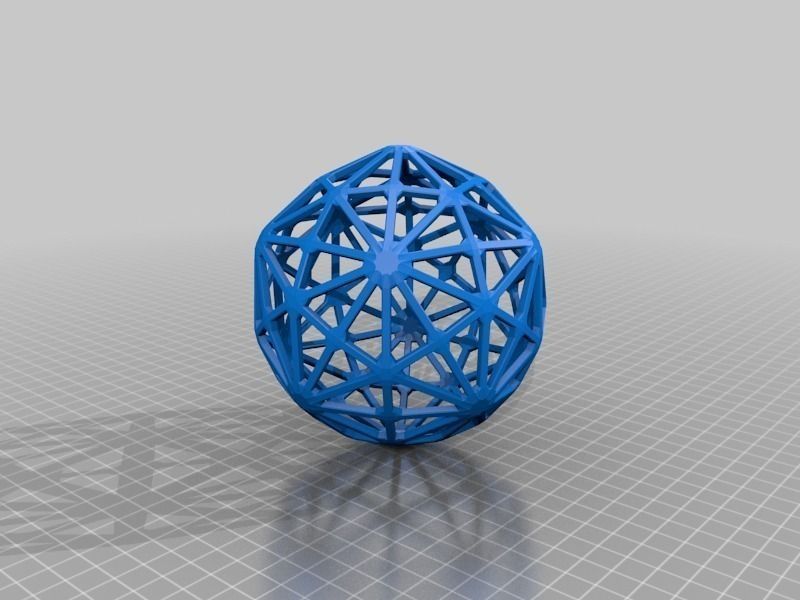Catalan Wireframe Polyhedra free 3D model 3D printable | CGTrader