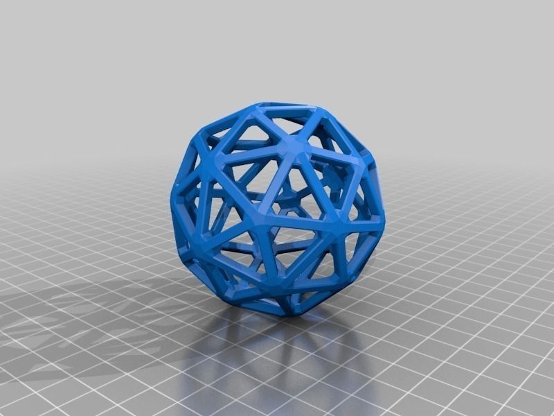 Catalan Wireframe Polyhedra free 3D model 3D printable | CGTrader