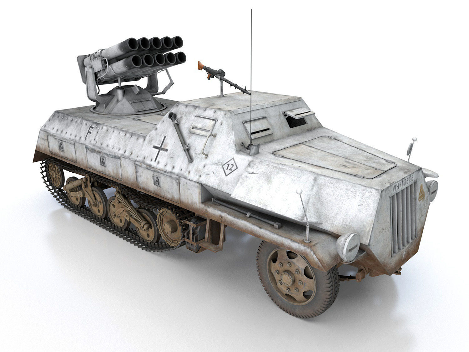 SDKFZ 4 - Panzerwerfer 42 - WA11 3D model | CGTrader