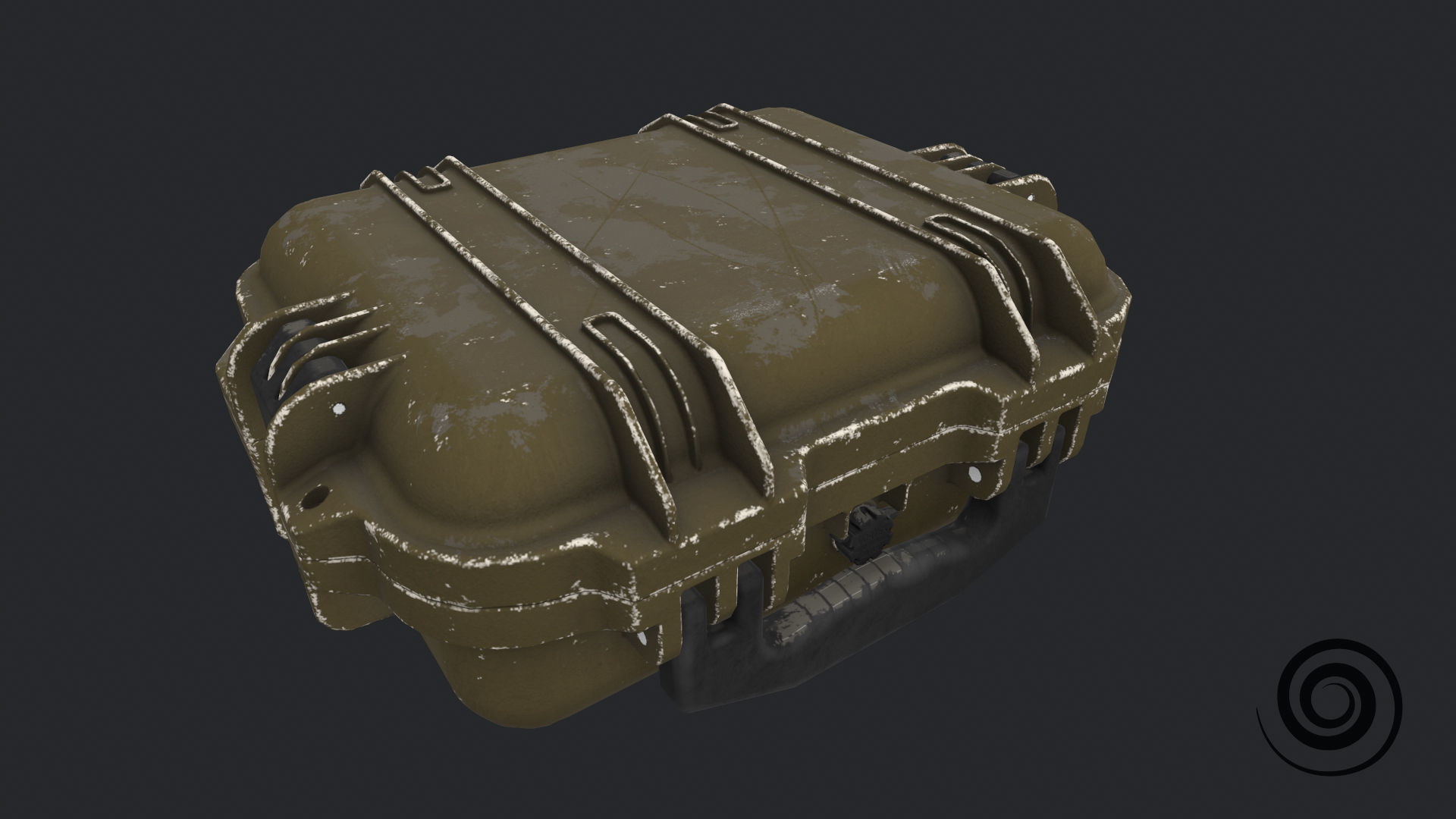 3D model Small military case for Gun VR AR low-poly 3D model low-poly ...