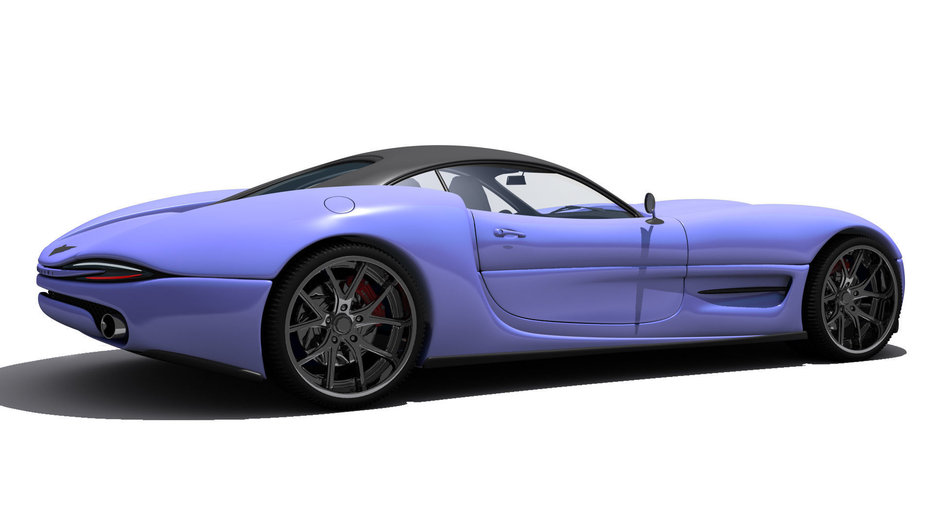 Invictus Sports Car Concept 3D model | CGTrader