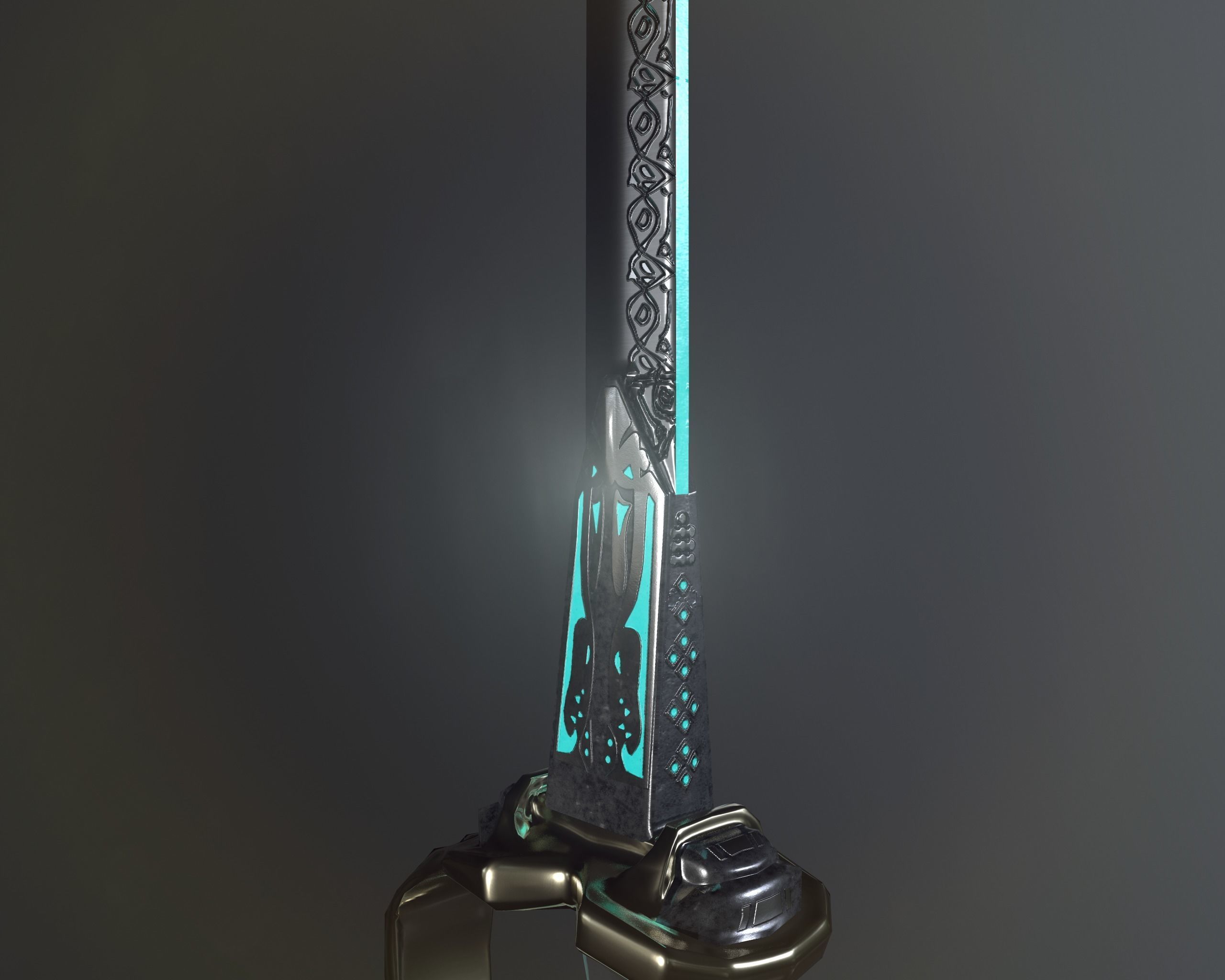 3D model Indian stylized two-handed sabre VR / AR / low-poly | CGTrader