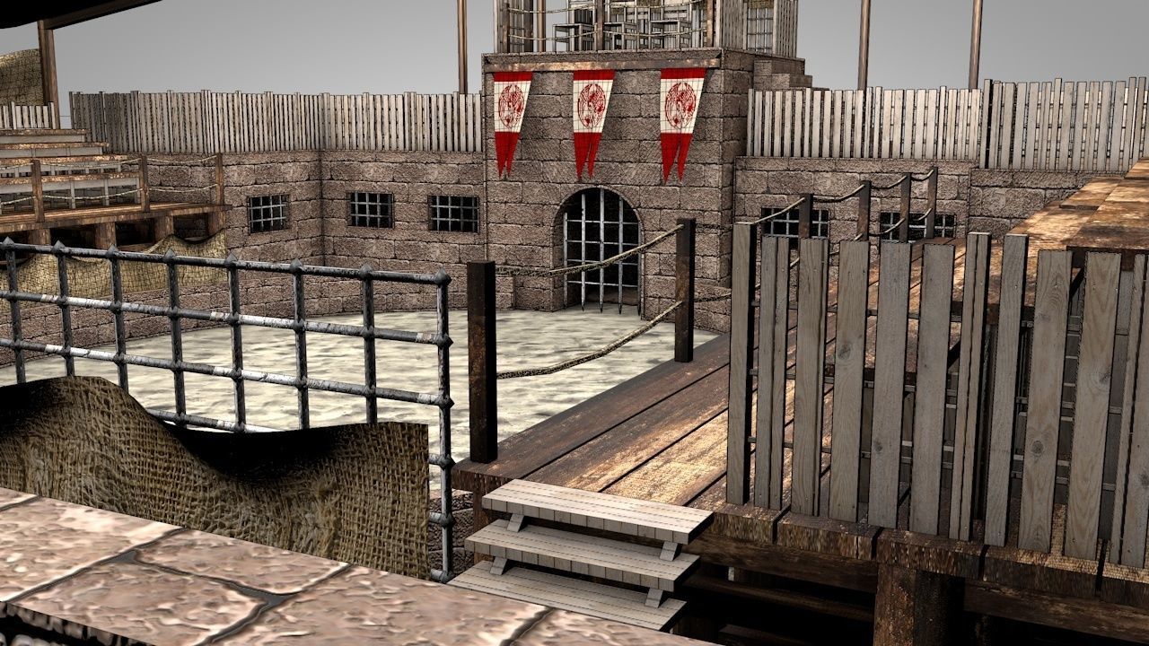 Battle Arena 3D model | CGTrader