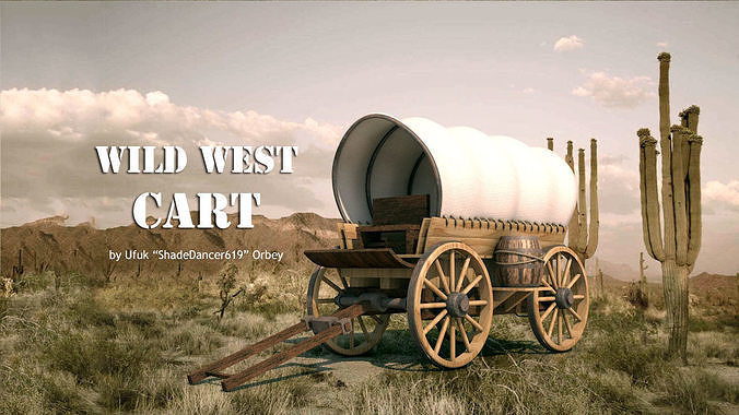 Wild West Cart 3D model | CGTrader