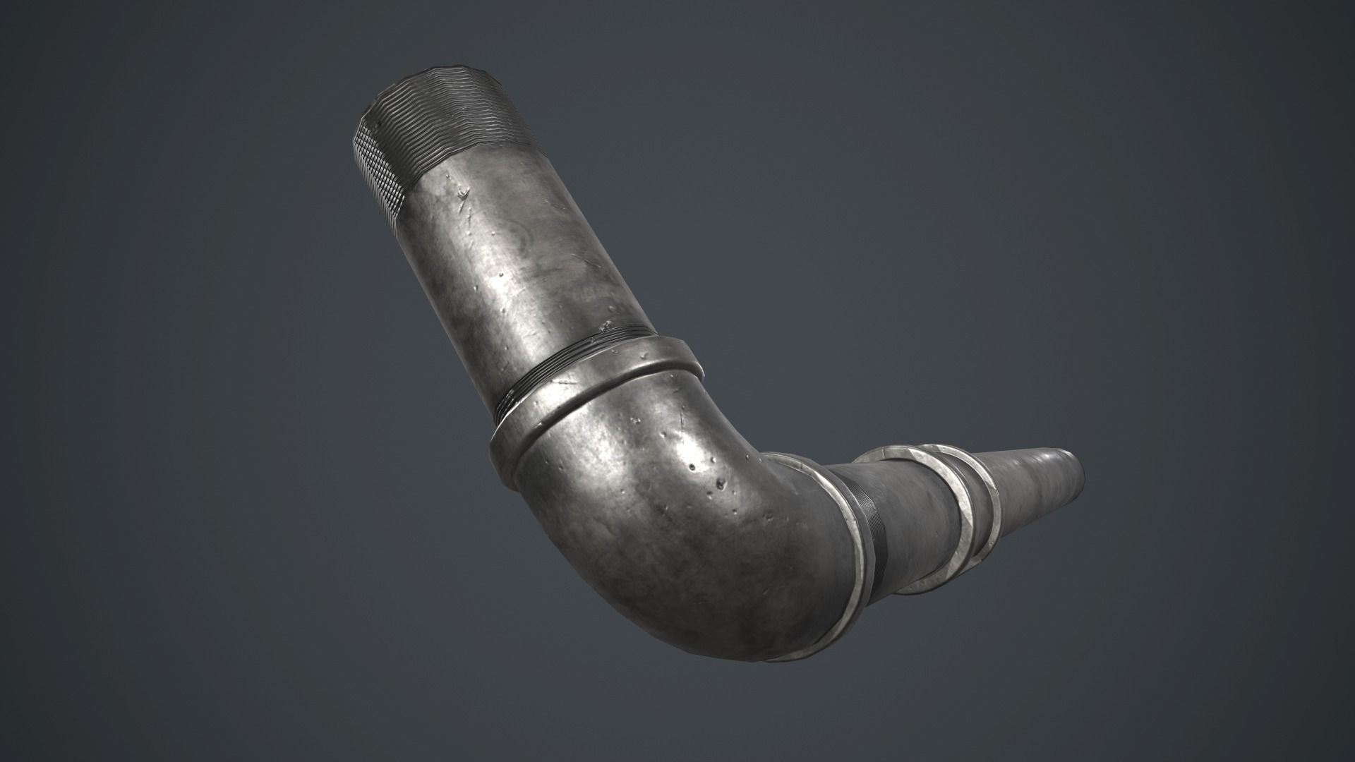3D model Metal Pipe Weapon PBR Game Ready VR / AR / low-poly | CGTrader