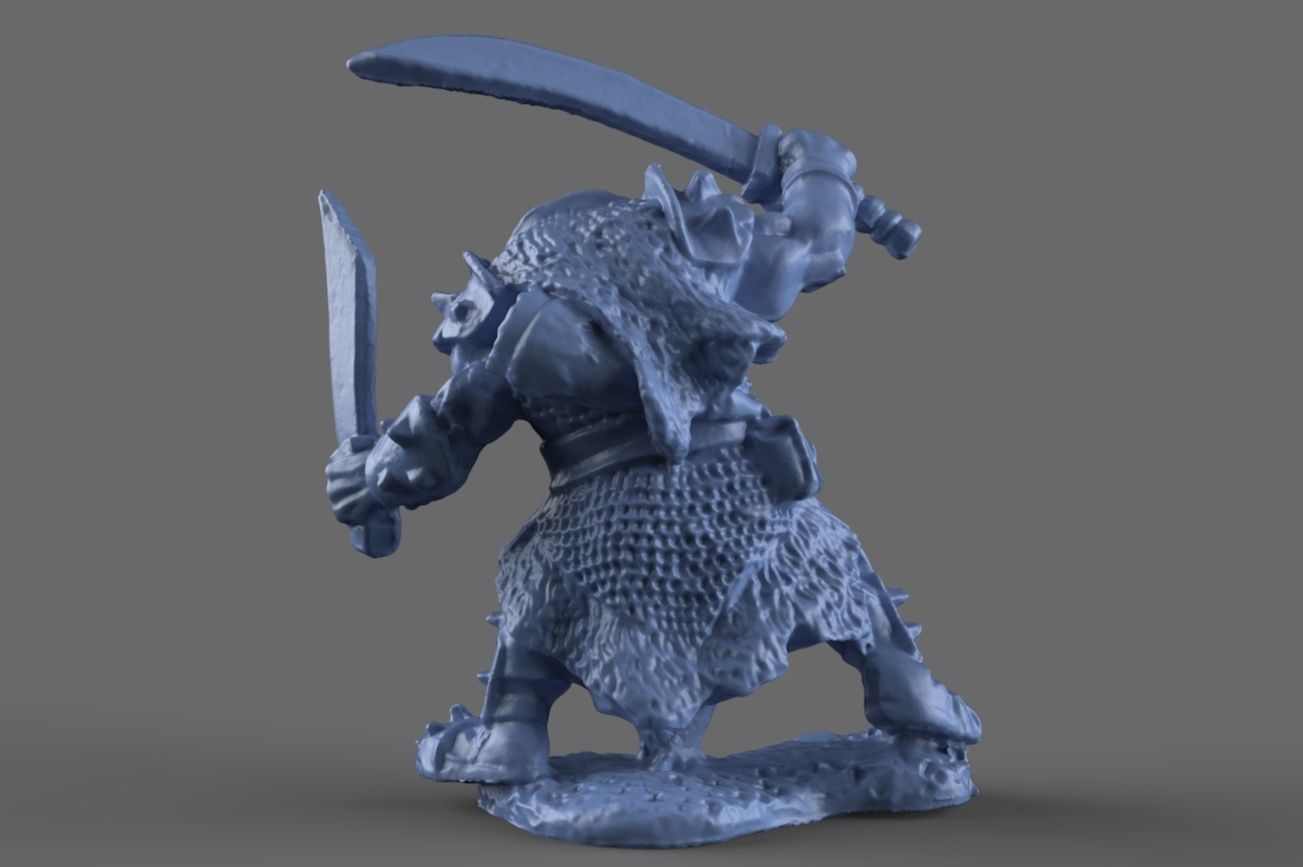 Ogre Miniature model 3D model | CGTrader