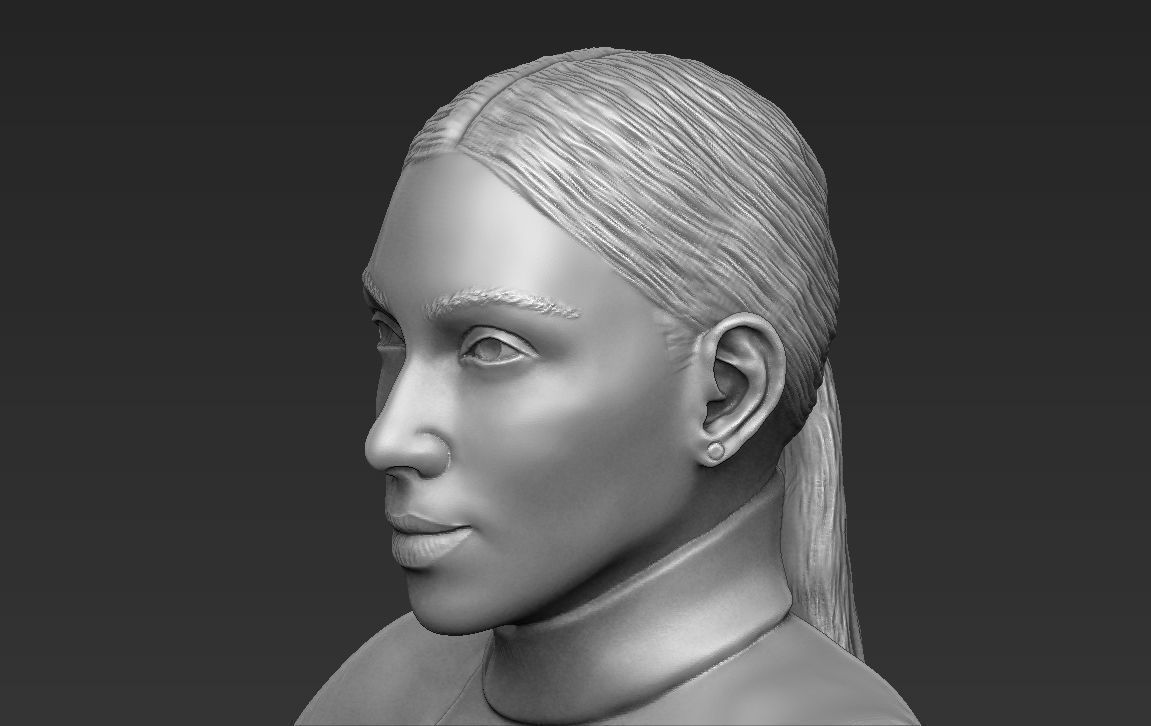 Kim Kardashian 3D printing ready stl obj formats 3D model 3D printable ...