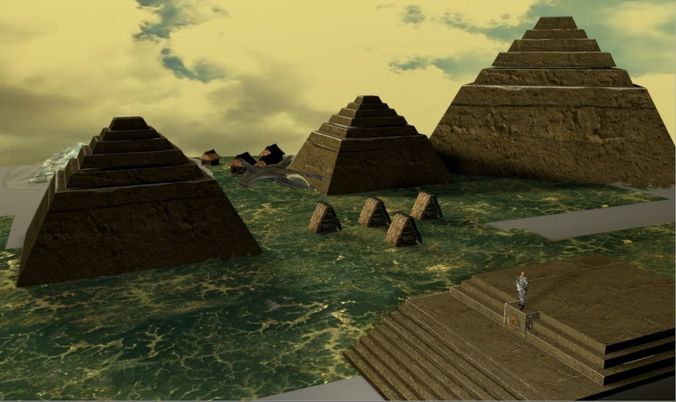 Scene Aztec AVP free 3D model | CGTrader