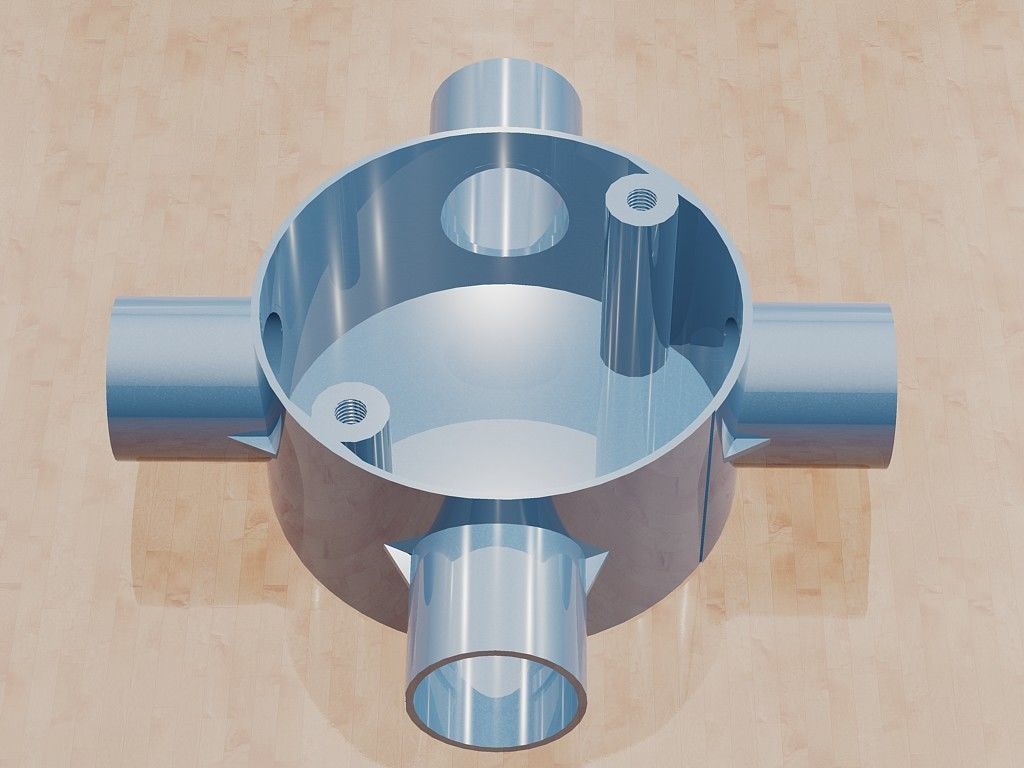 Conduit Boxes-20mm 3D model 3D printable | CGTrader