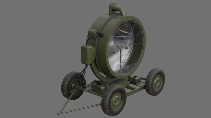 3D model Searchlight 1A VR / AR / low-poly | CGTrader