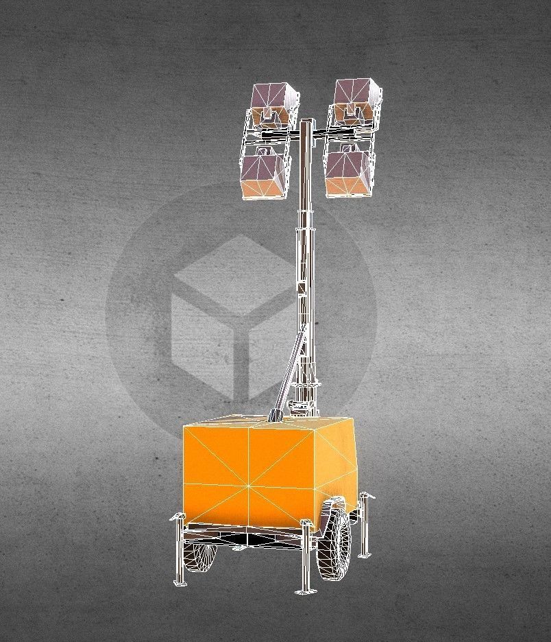 3D model JCB LIGHTING TOWERS VR / AR / low-poly | CGTrader
