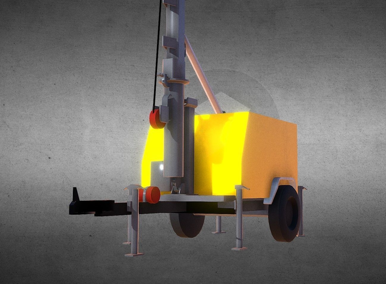 3D model JCB LIGHTING TOWERS VR / AR / low-poly | CGTrader