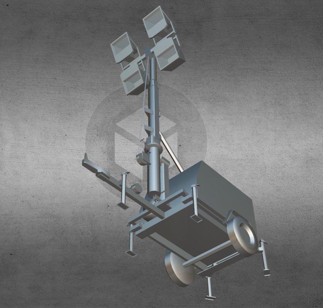 3D model JCB LIGHTING TOWERS VR / AR / low-poly | CGTrader