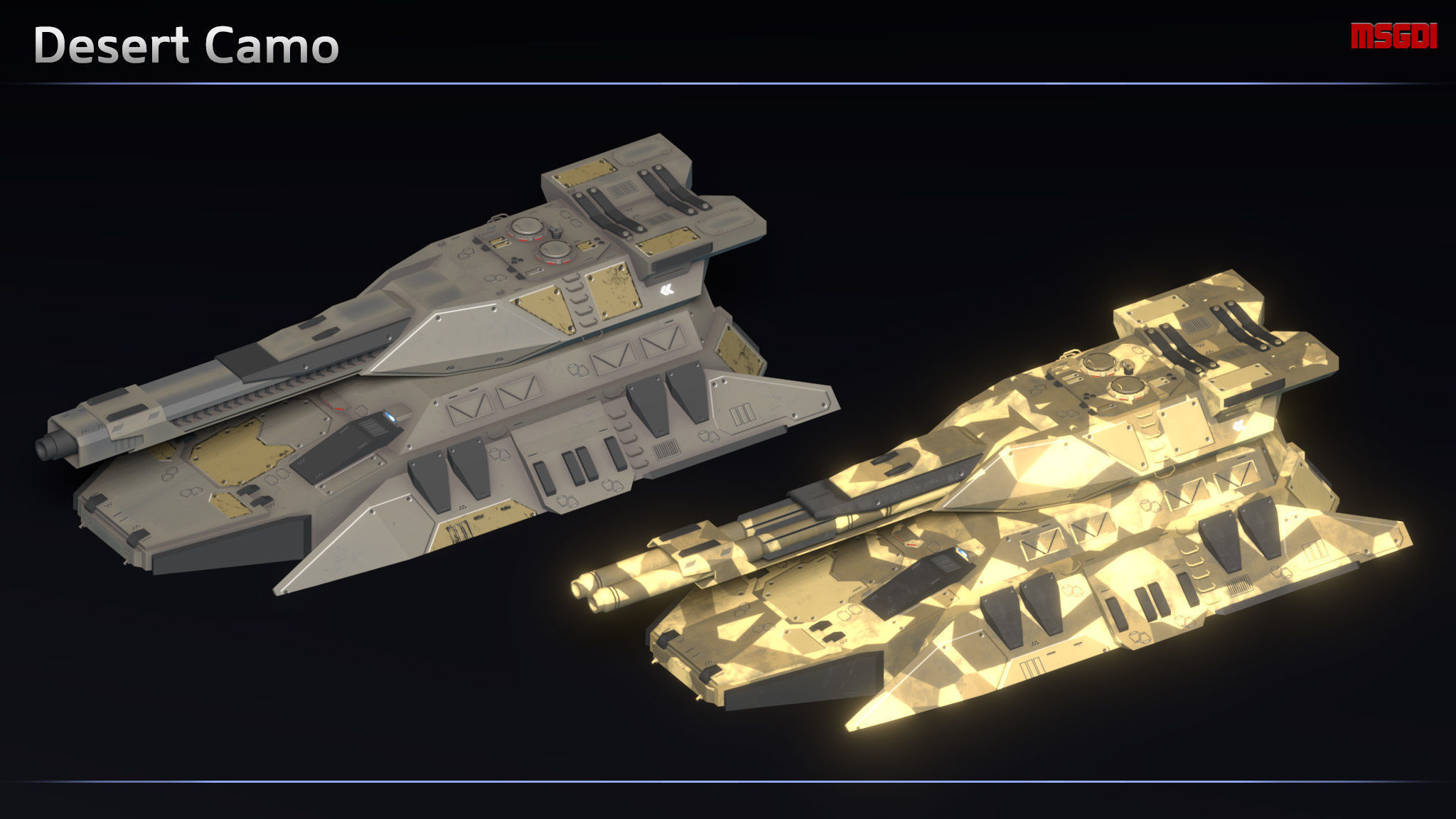 3D model Scifi Scorpion Heavy Antigrav Tank VR / AR / low-poly | CGTrader