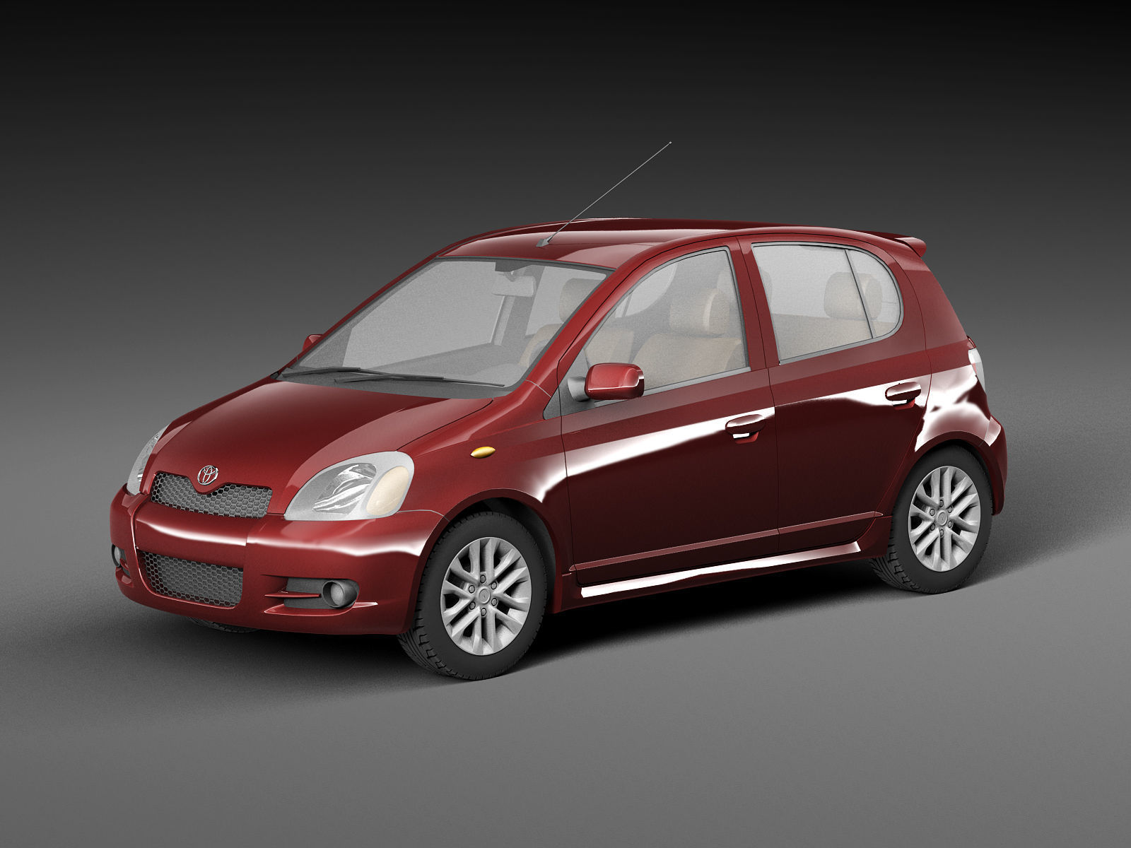 Toyota Vitz 3D model | CGTrader