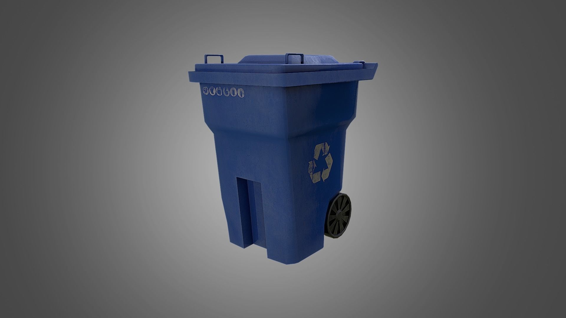 3D model Recycle Bin - 4K PBR Game Ready VR / AR / low-poly | CGTrader
