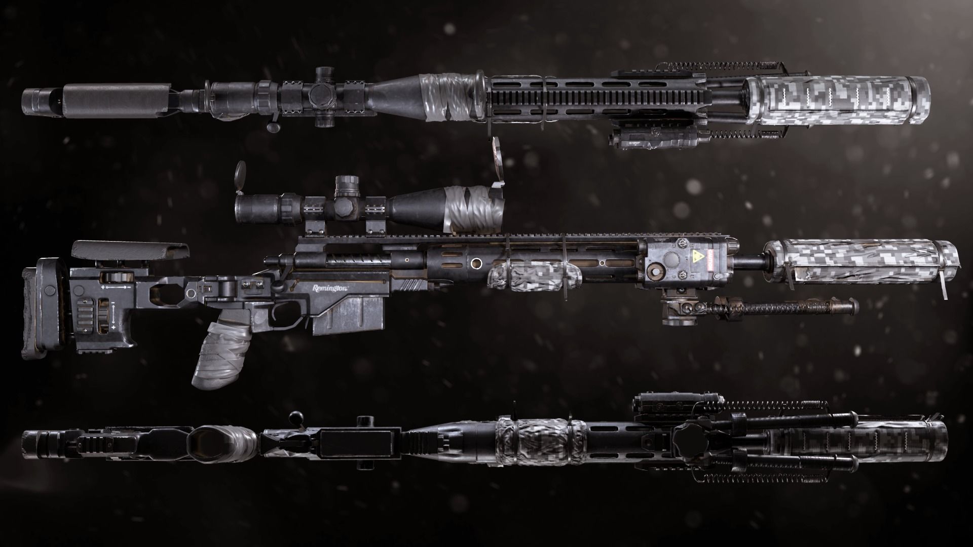 XM2010 Sniper Rifle - Mid Poly 3D model | CGTrader