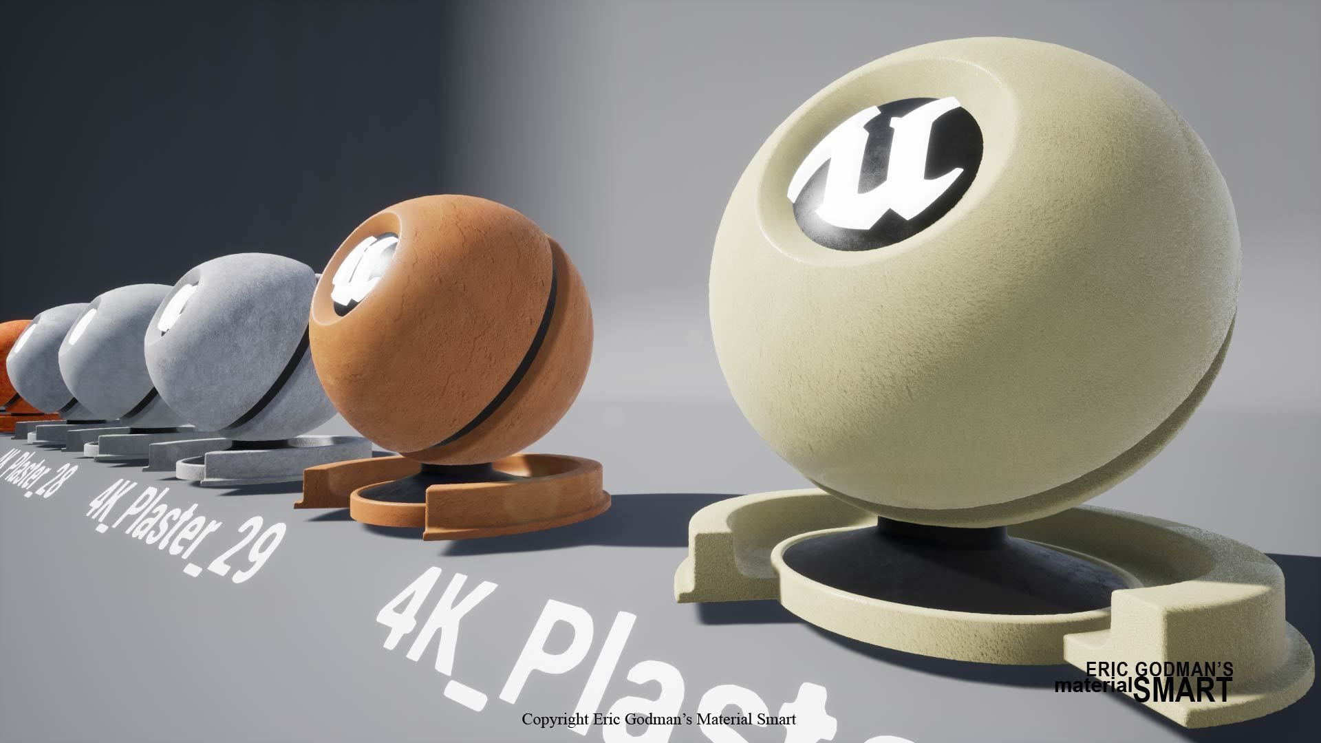 Plaster Materials 3D model | CGTrader