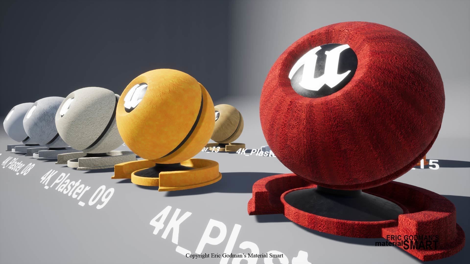 Plaster Materials 3D model | CGTrader