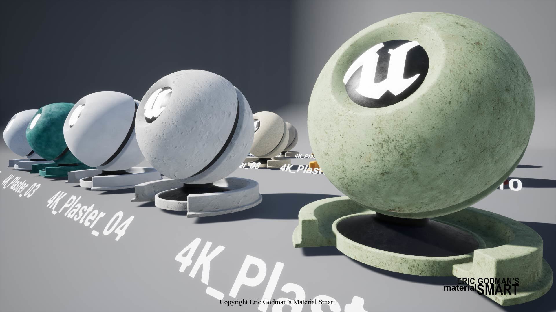 Plaster Materials 3D model | CGTrader