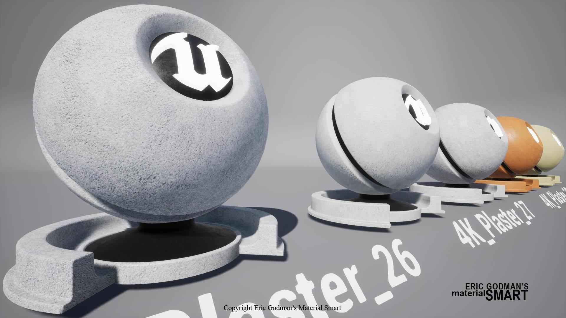 Plaster Materials 3D model | CGTrader