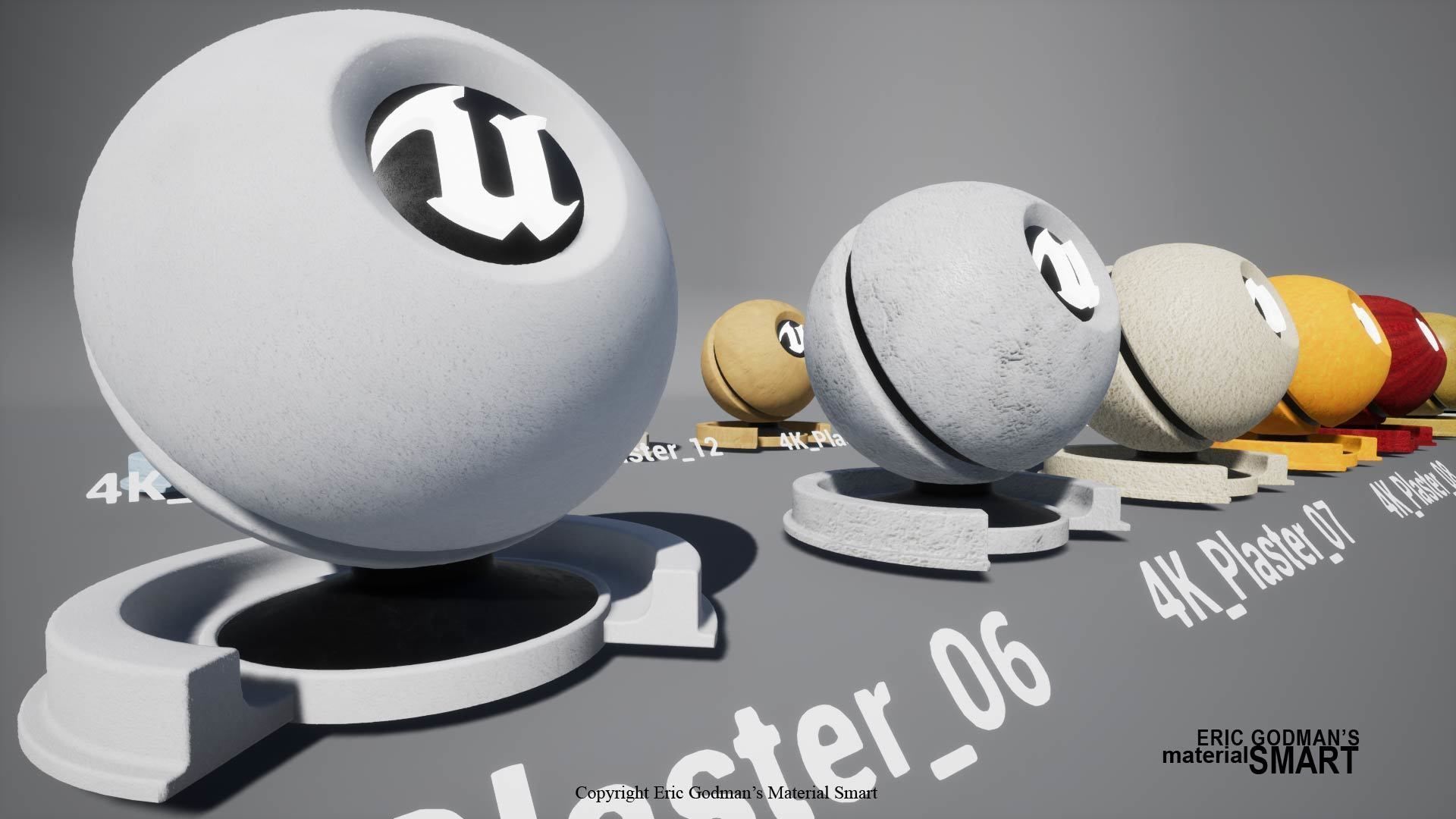 Plaster Materials 3D model | CGTrader