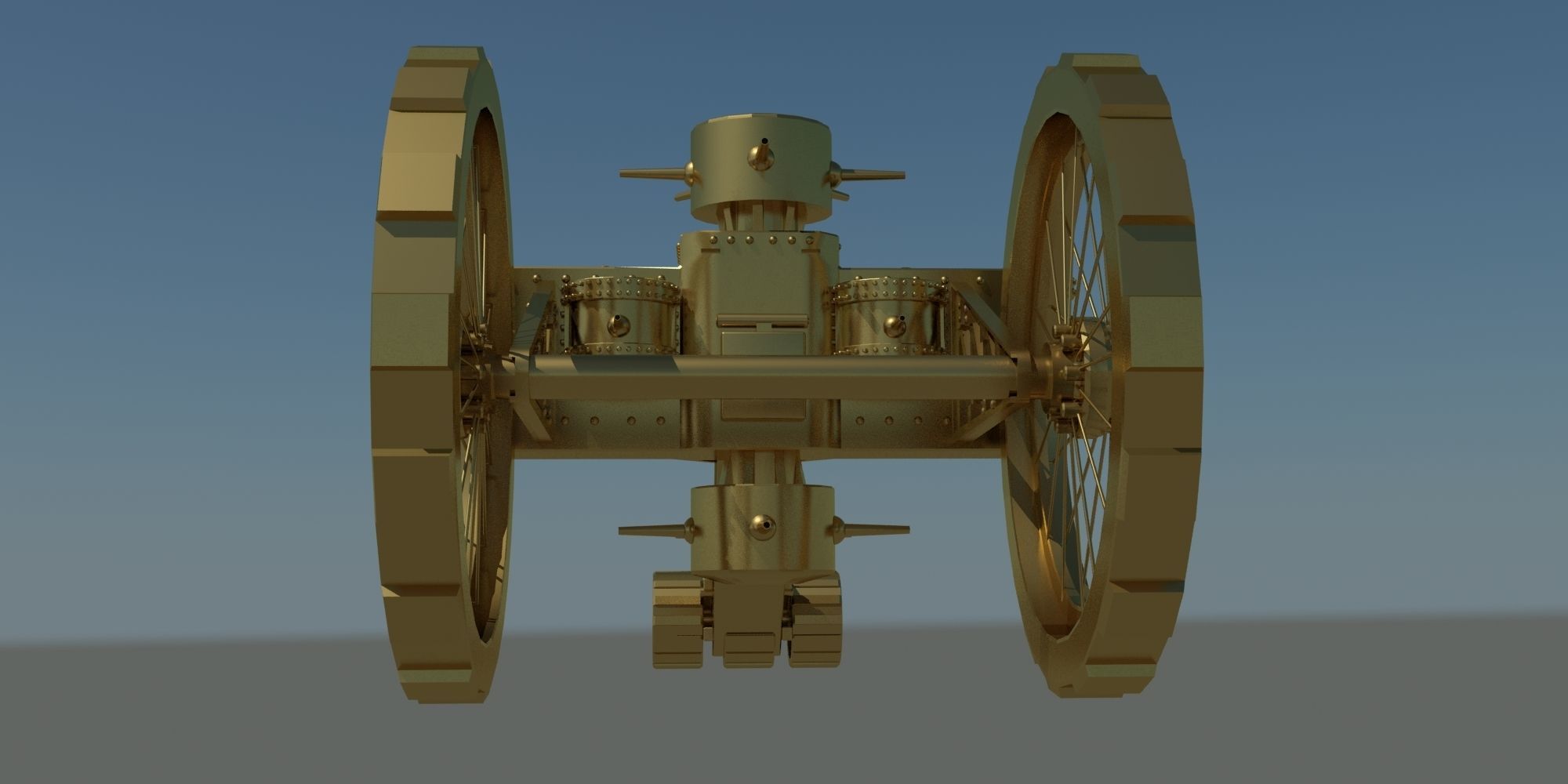 Tzar Tank 3D model | CGTrader