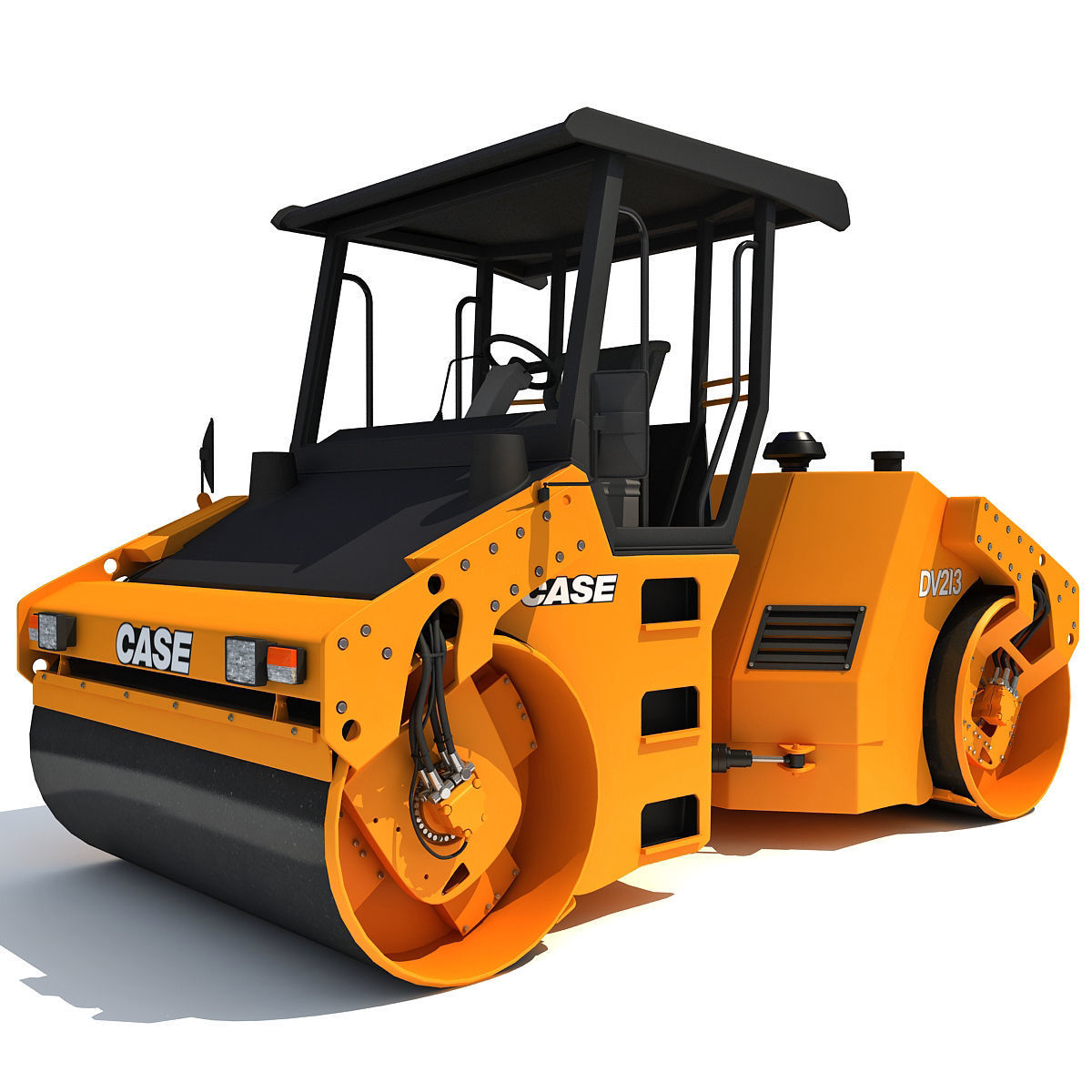 Road Compactor 3D model | CGTrader