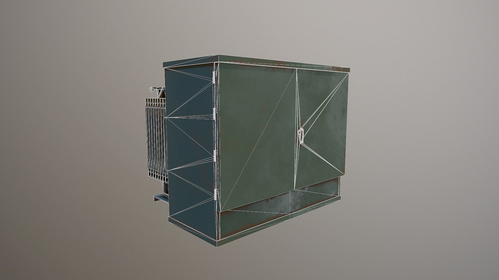 3D model Large Electrical Box - 4K PBR Game Ready VR / AR / low-poly ...