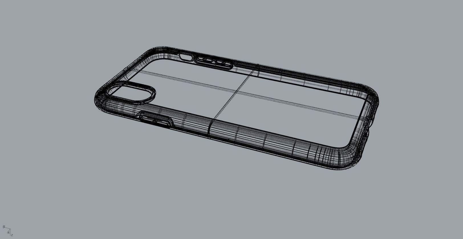 Original customizable design iphone x black case 3D model 3D model 3D ...