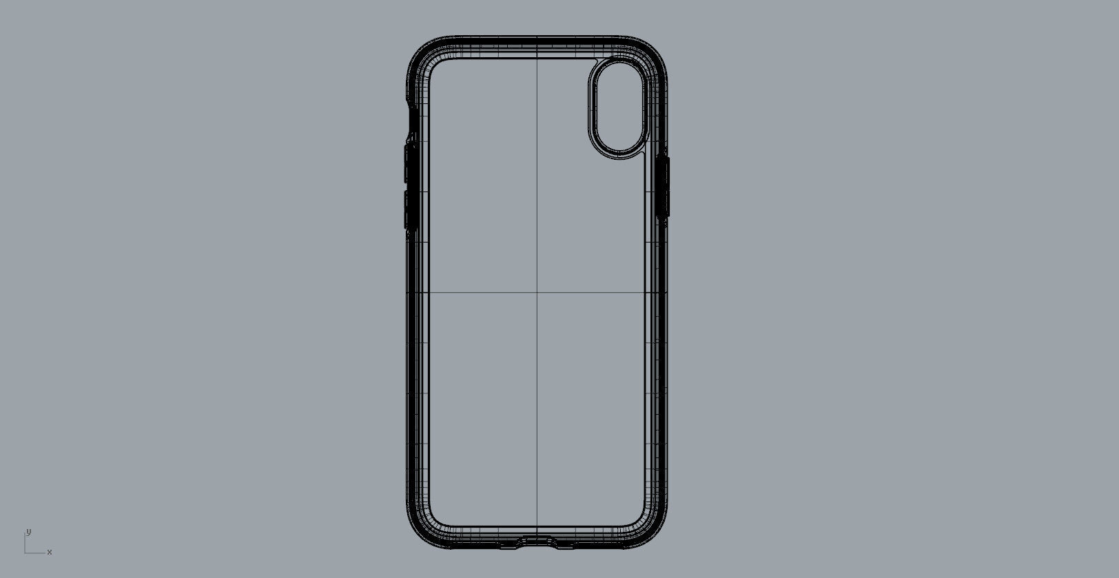 Original customizable design iphone x black case 3D model 3D model 3D ...