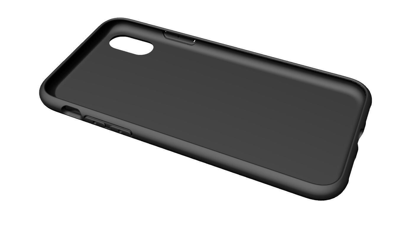 Original customizable design iphone x black case 3D model 3D model 3D ...