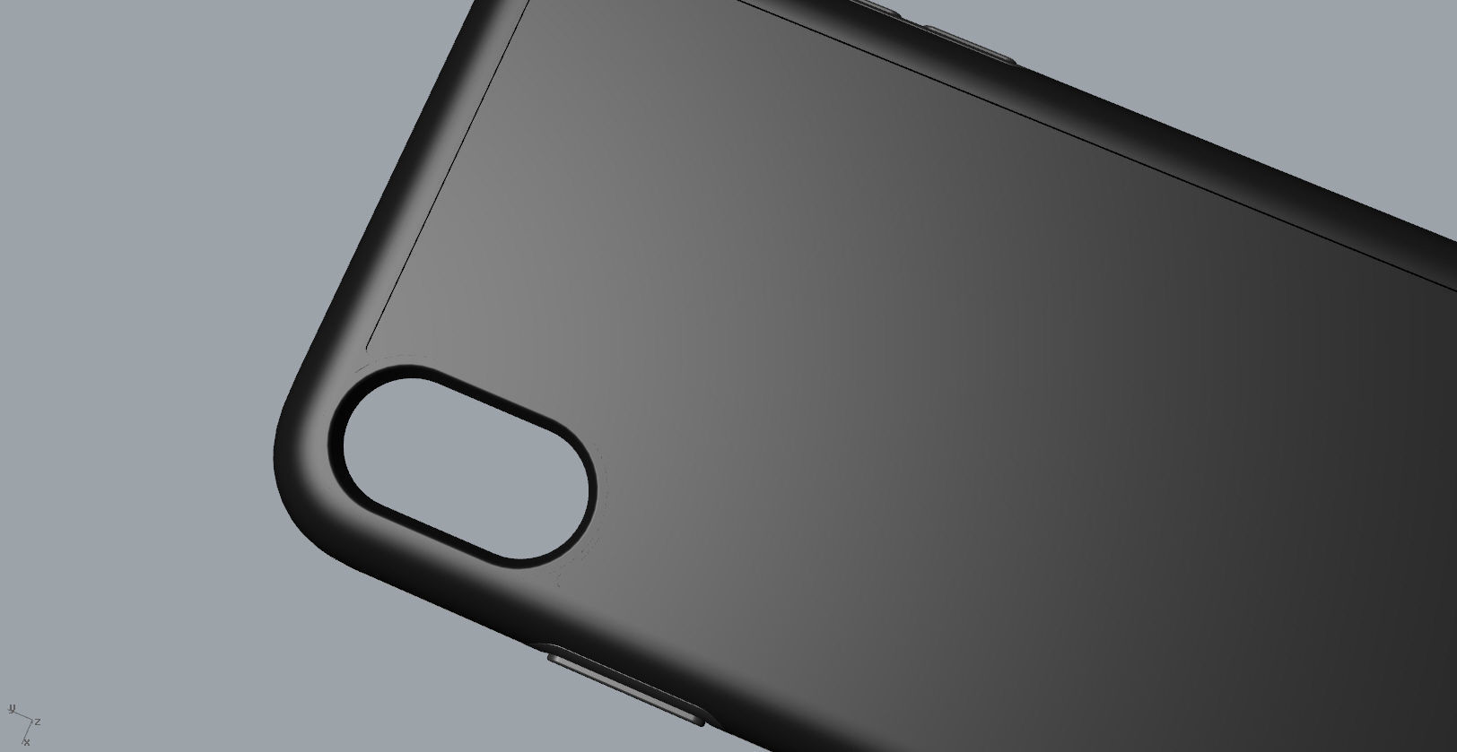 Original customizable design iphone x black case 3D model 3D model 3D ...