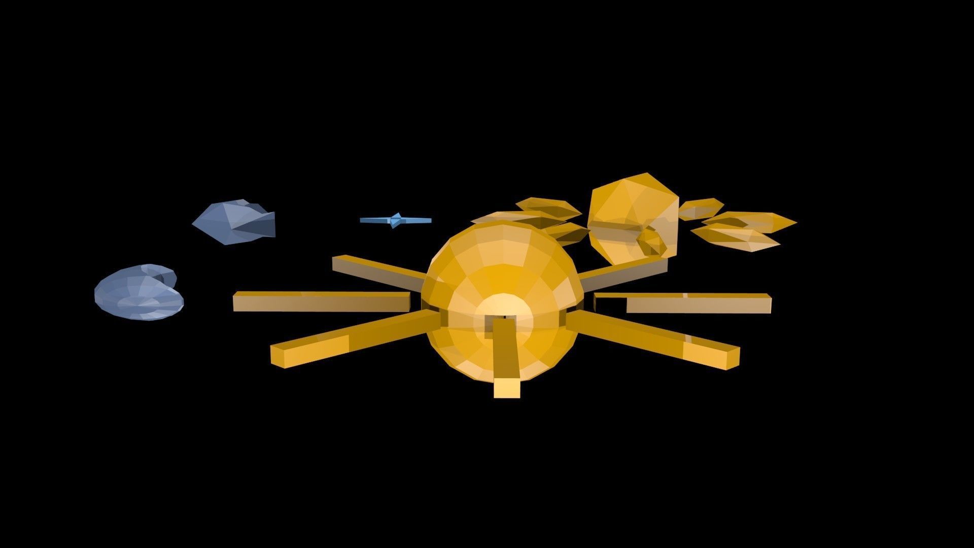 3D model Low poly celestial bodies VR / AR / low-poly | CGTrader