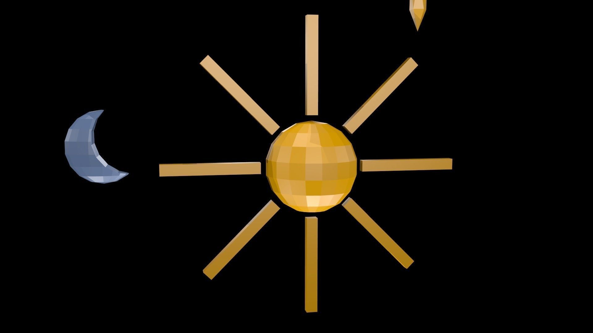 3D model Low poly celestial bodies VR / AR / low-poly | CGTrader