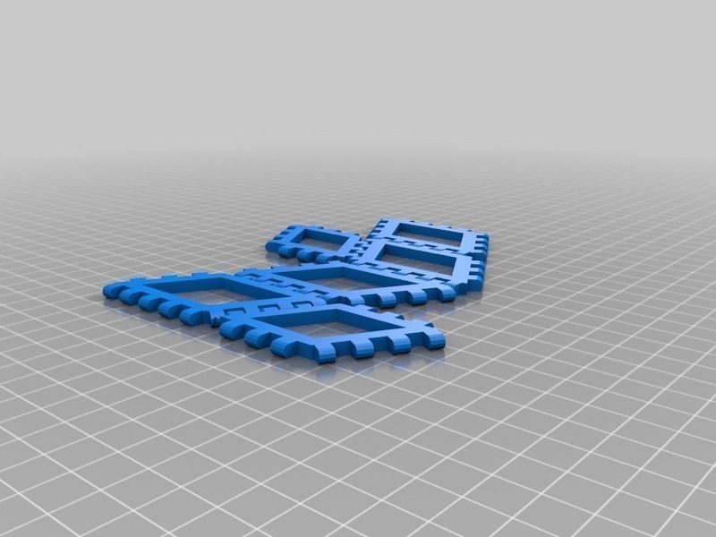 Polyhedra - Hinged Nets and Snap Tiles free 3D model 3D printable ...